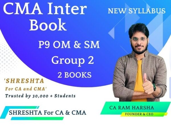 CMA Inter Book – Shreshta for CA CMA